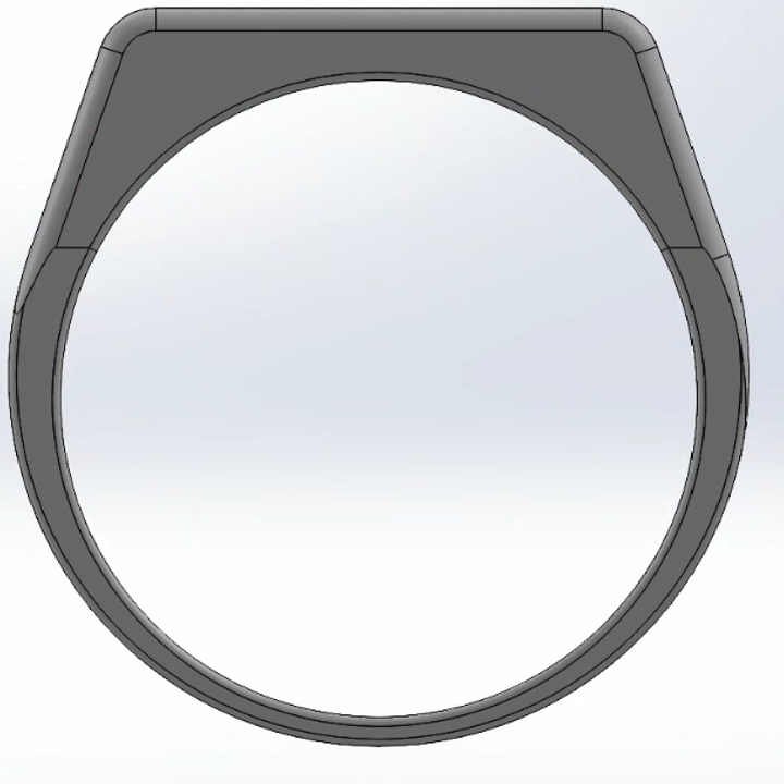 3D Printable Signet ring by E H